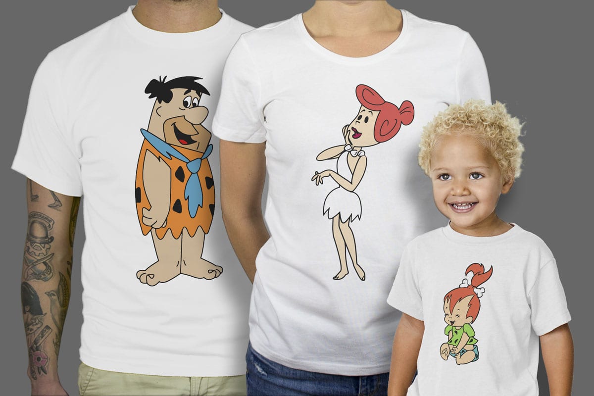 Majice ili Hoodie Flinstones Fred Vilma Pebbles - TATTOO MAJICE...........